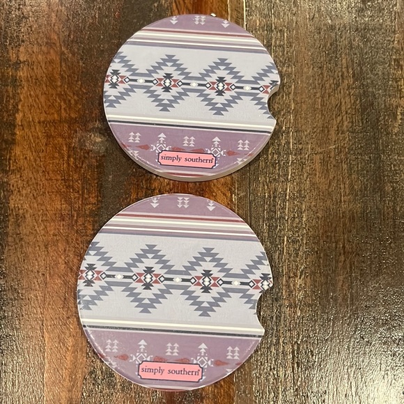 Simply Southern | Other | Simply Southern Aztec Pattern Car Coasters ...